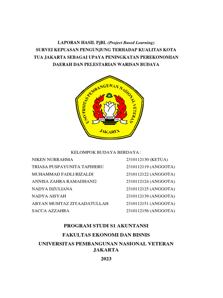 Laporan Akhir PJBL Kelompok 4 FIX | PDF