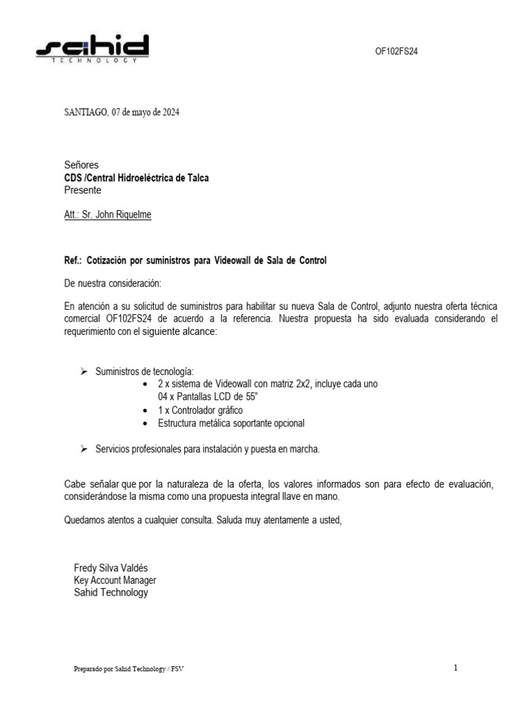 Formato - Comercial - Brwall - Of0xx24 | PDF | Hdmi | Software
