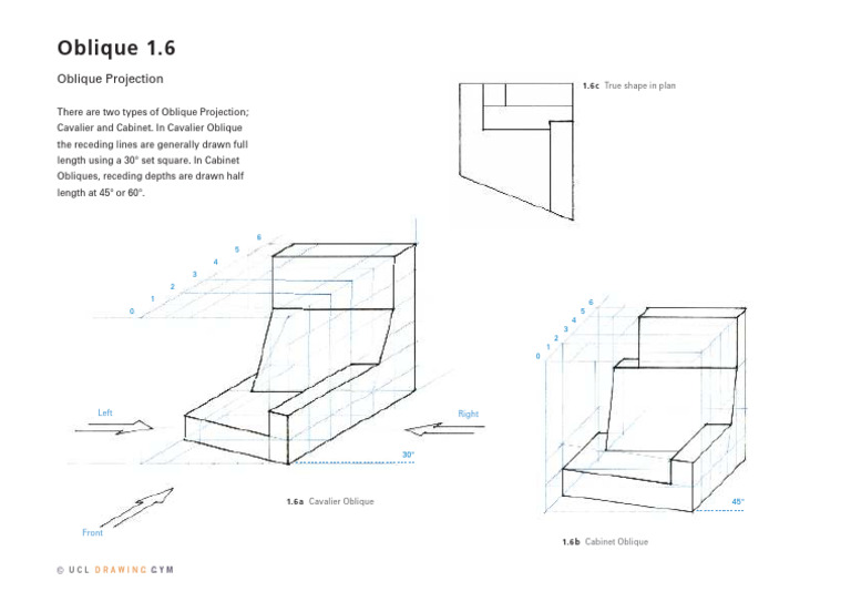 Oblique Projection Techniques Guide | PDF