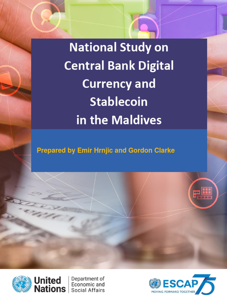ESCAP 2022 RP National Study Central Bank Digital Currency Stablecoin Maldives | PDF | Banks | Cash