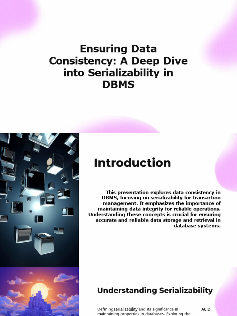 Wepik Ensuring Data Consistency A Deep Dive Into Serializability in Dbms 202403281153200uhp | PDF