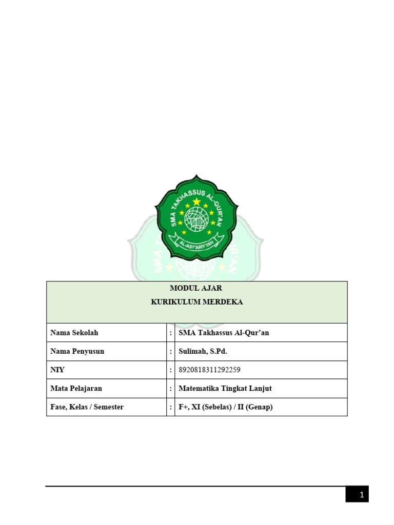 Ma Vektor MTK TL Xi 034446 | PDF