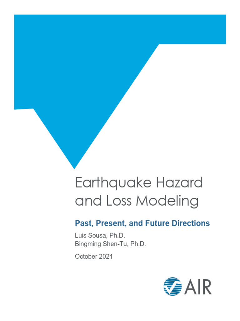Earthquake Hazard Loss Modeling | PDF | Earthquakes | Plate Tectonics