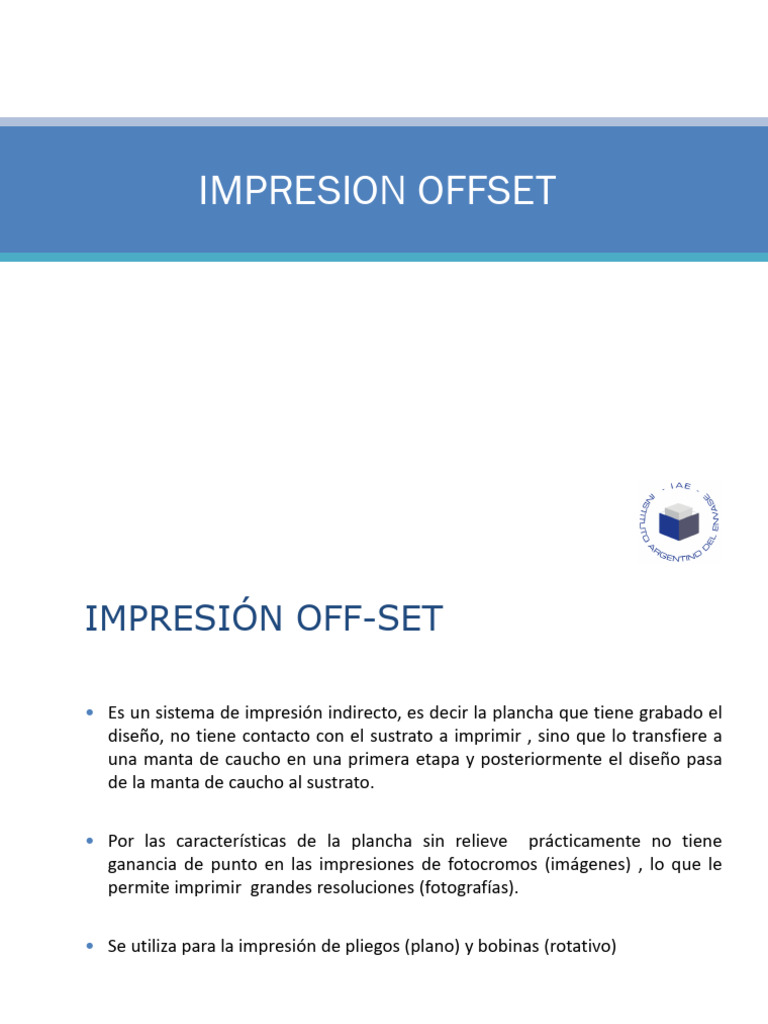 3.1.1 - Impresion Offset | PDF