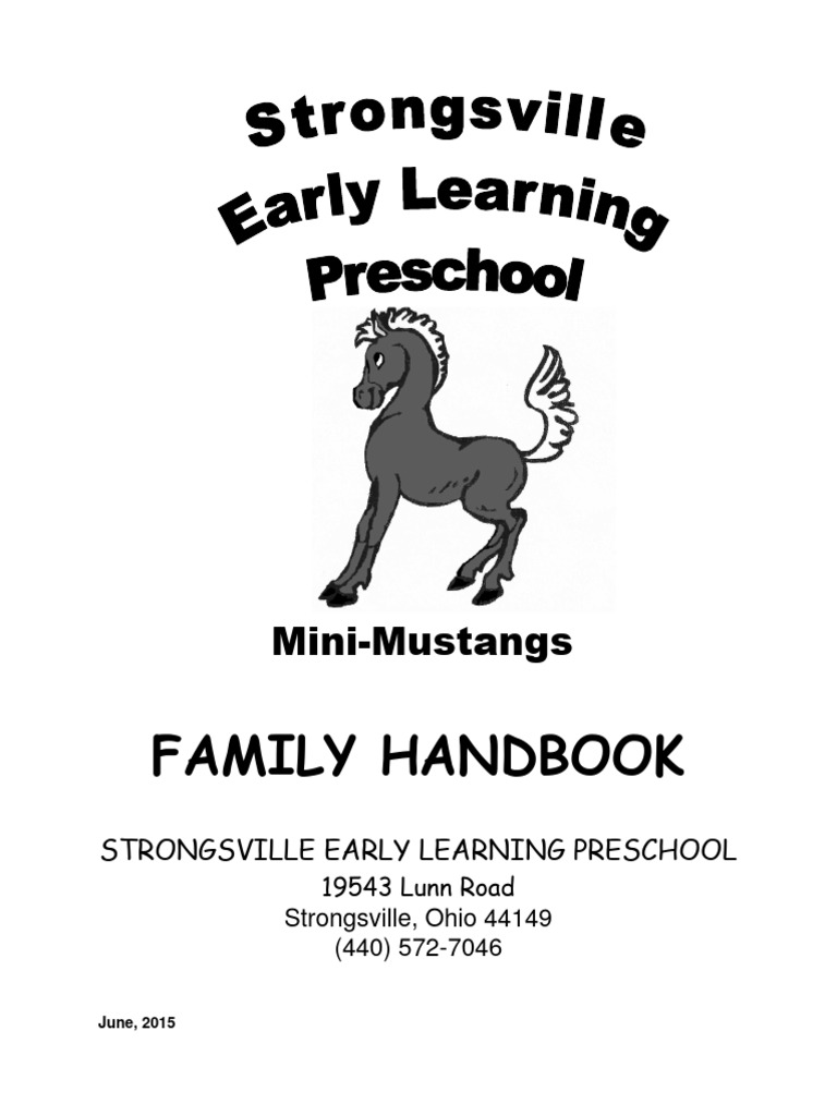 2015-16 Preschool Handbook | PDF | Preschool | Learning