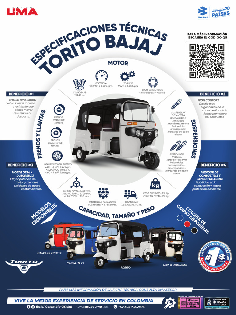 Ficha Tecnica Torito RE | PDF