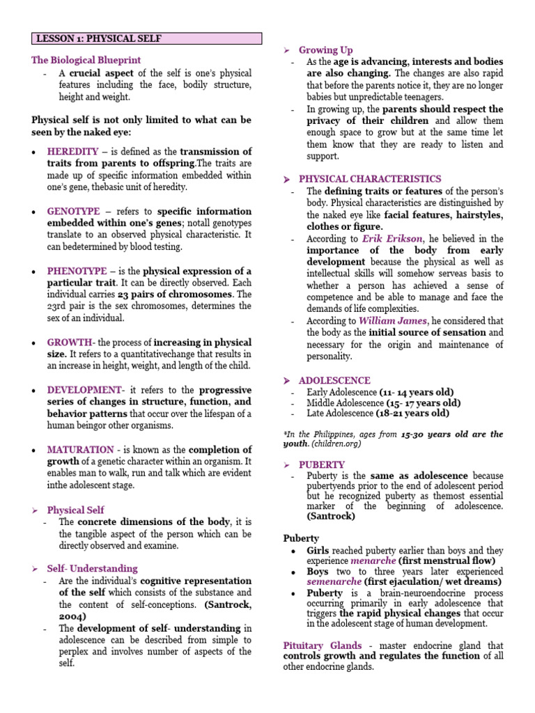 Uts Finals Reviewer Complete | PDF | Adolescence | Identity (Social Science)