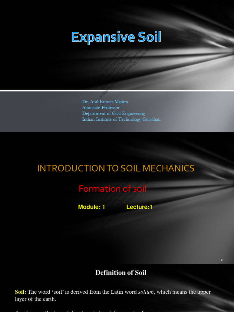 Expansive Soil 1 | PDF | Weathering | Rock (Geology)