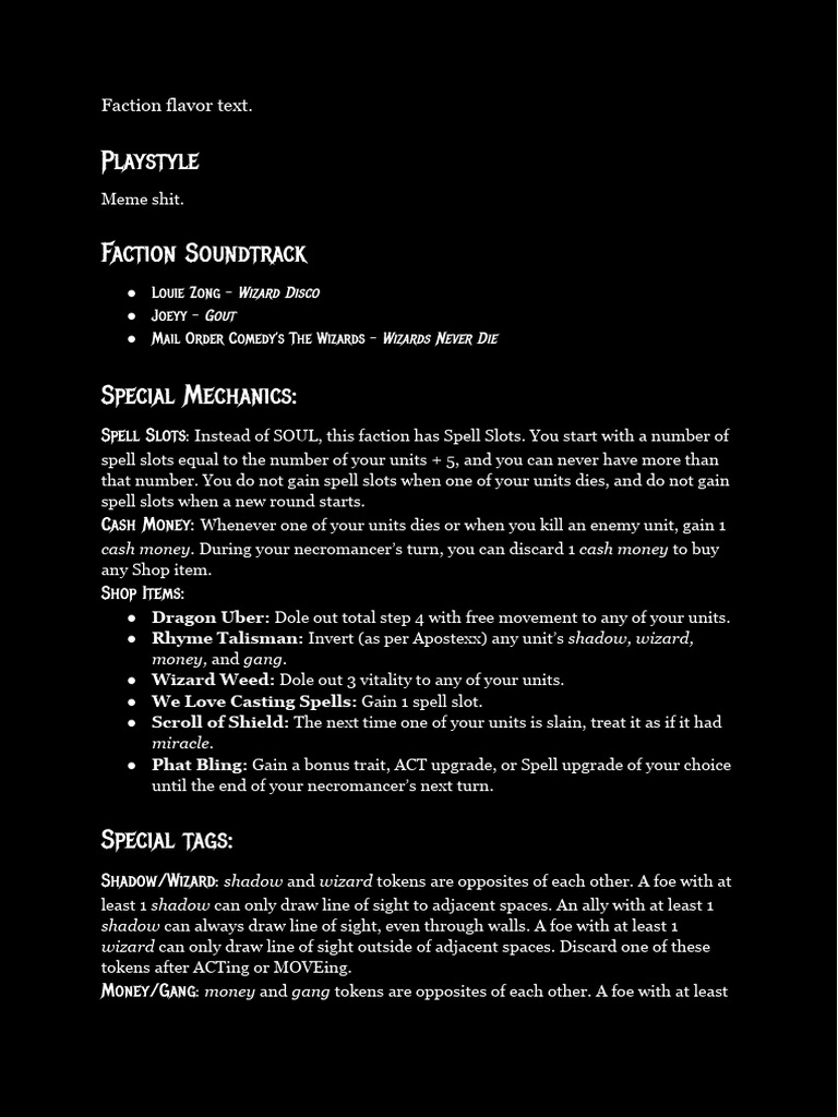 Shadow Wizard Money Gang | PDF | D20 System | Gary Gygax Games