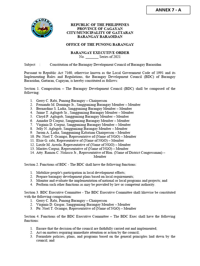 Executive Order | PDF | Governance | Justice