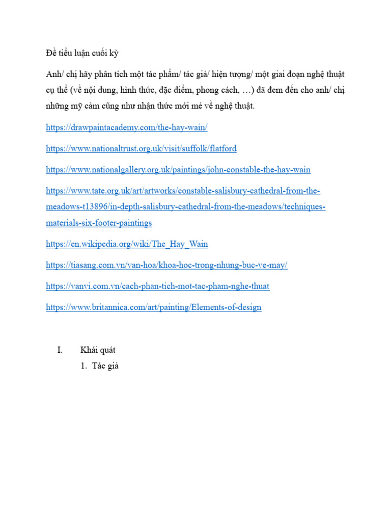 TLCK Nghệ thuật học | PDF