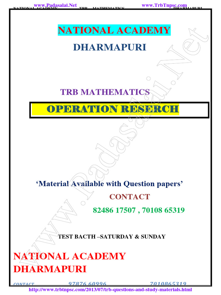 TRB Mathematics Study Materials Download | PDF | Science | Inquiry