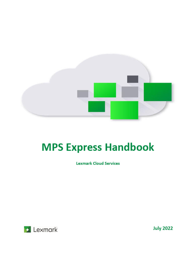 MPS Express Handbook | PDF | Cloud Computing | Printer (Computing)