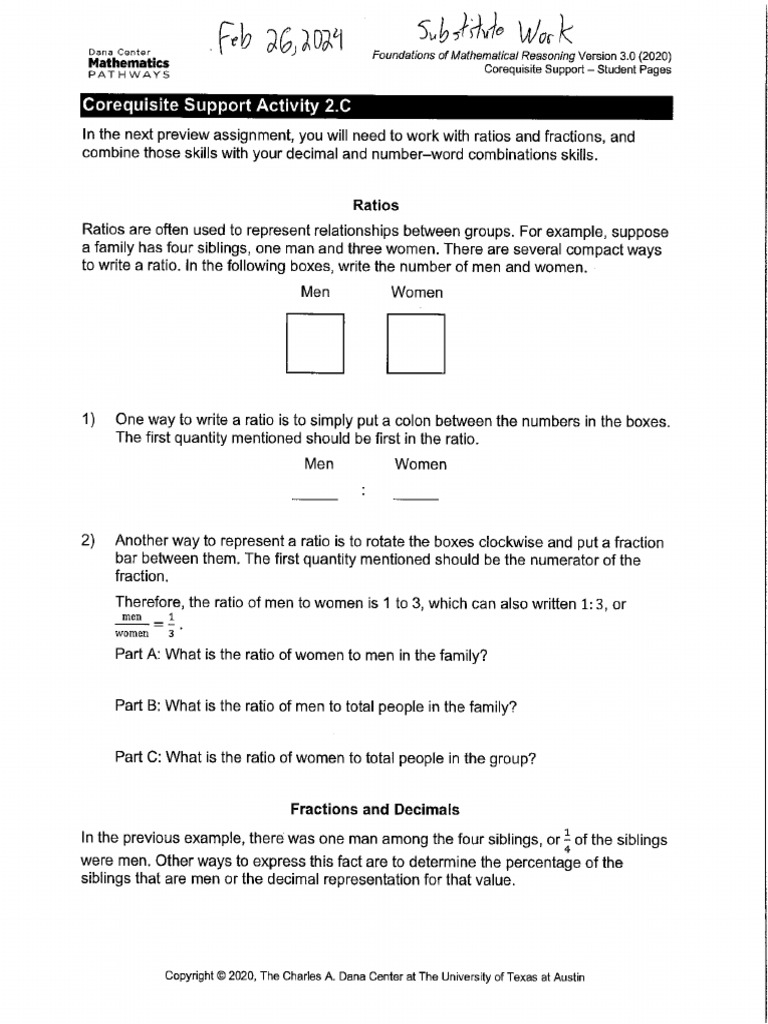 AQR Sub Work 26 Feb | PDF