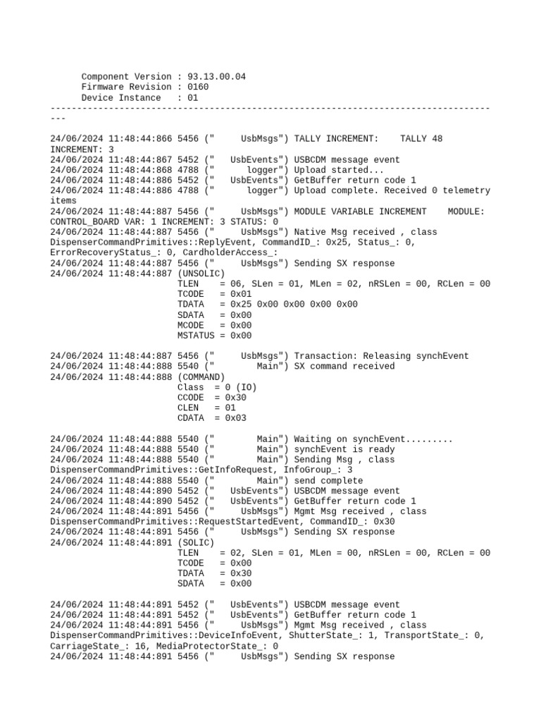 Device Event Log Summary | PDF | Computing | Computer Programming