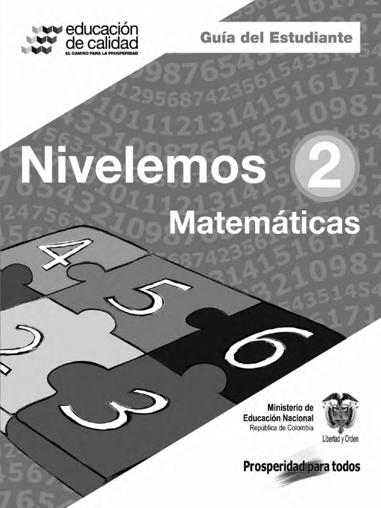 03 NIVELEMOS MATEM - TICAS 2o GU - A ESTUDIANTE | PDF