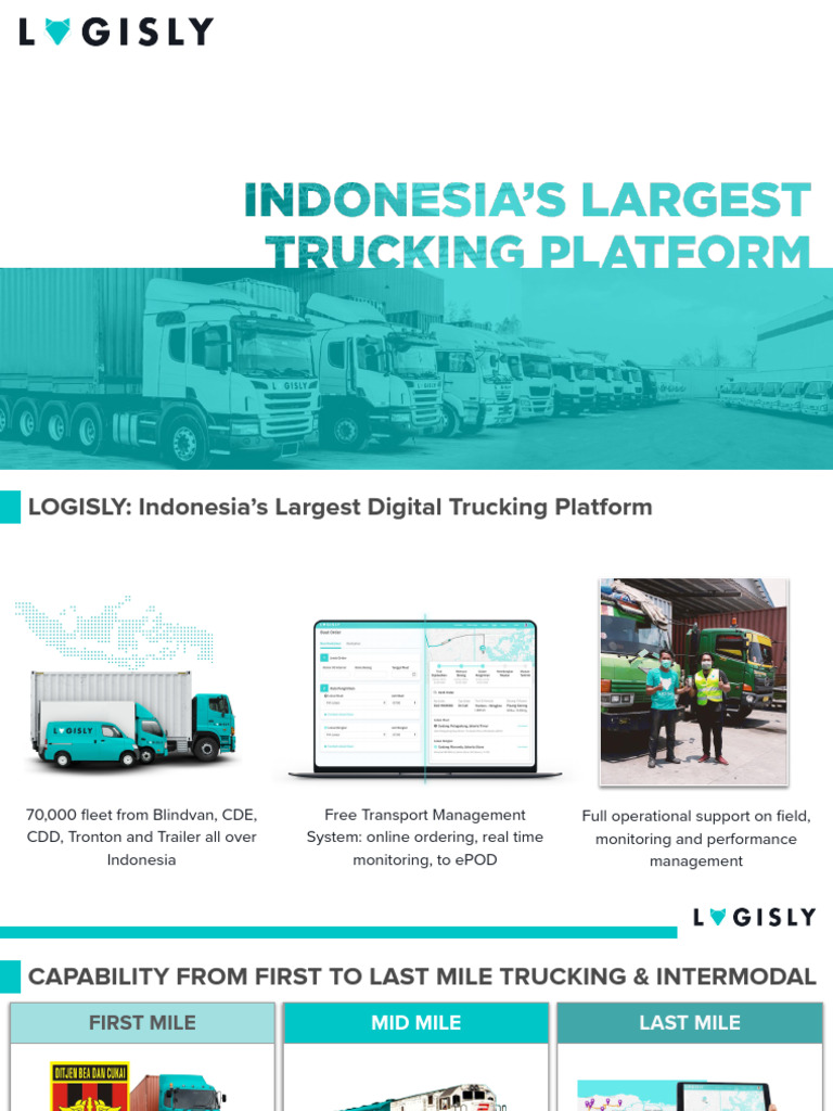 Logisly: Indonesia's Digital Trucking Leader | PDF | Cargo | Freight ...