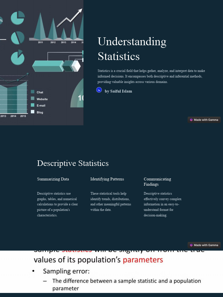 Understanding Statistics | PDF | Statistics | Data Analysis
