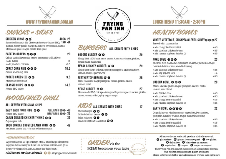 2023 FPI Lunch Menu | PDF | Hamburgers | Pickling