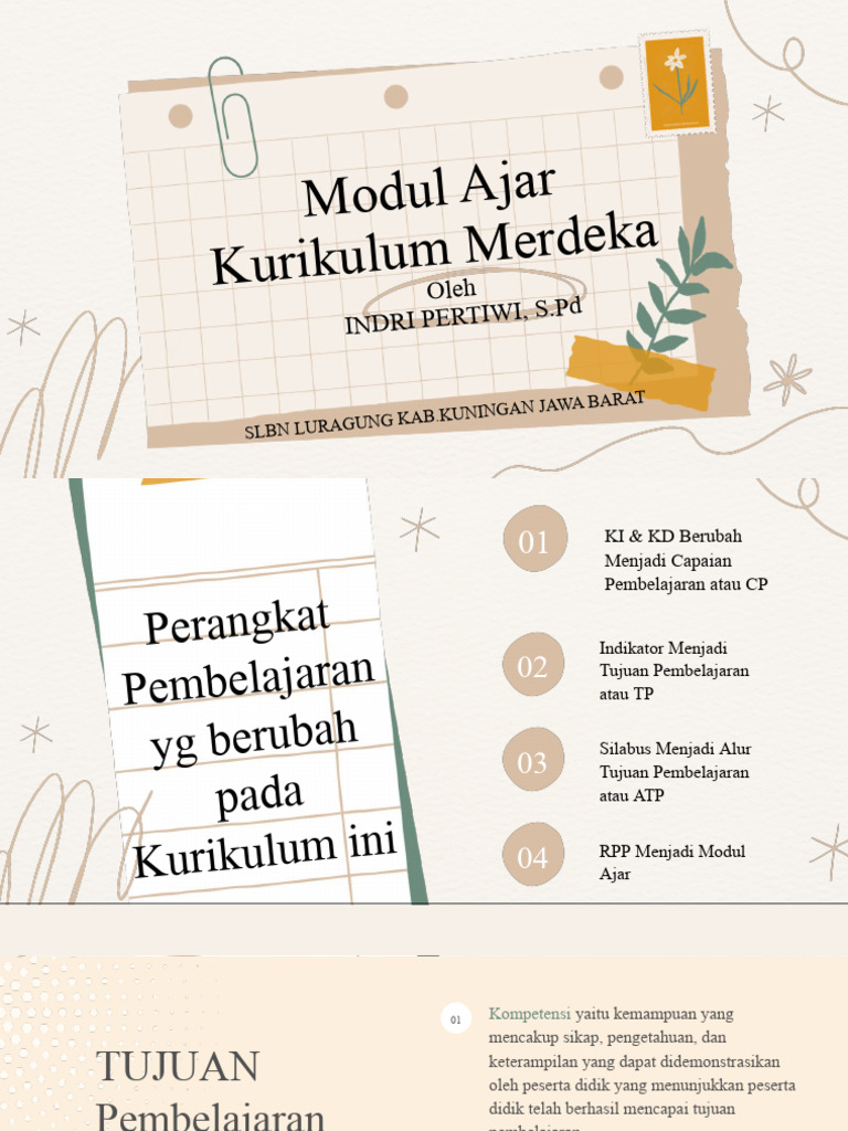 Modul Ajar Kurikulum Merdeka Indri | PDF