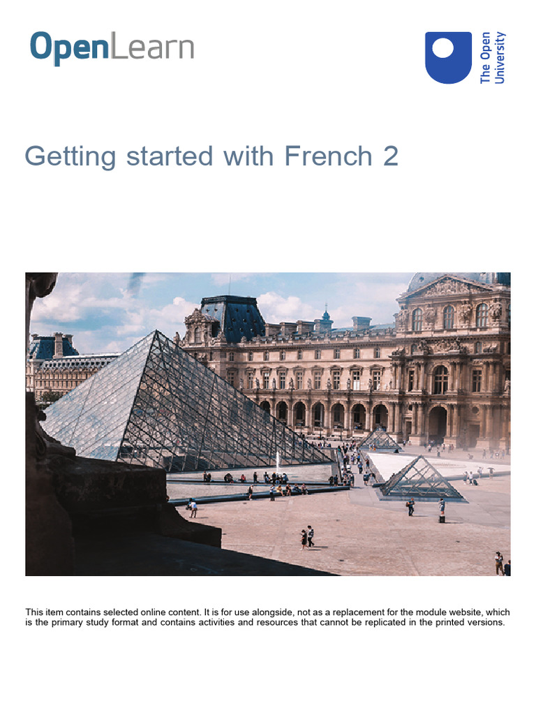 Getting Started With French 2 Printable | PDF | Creative Commons ...