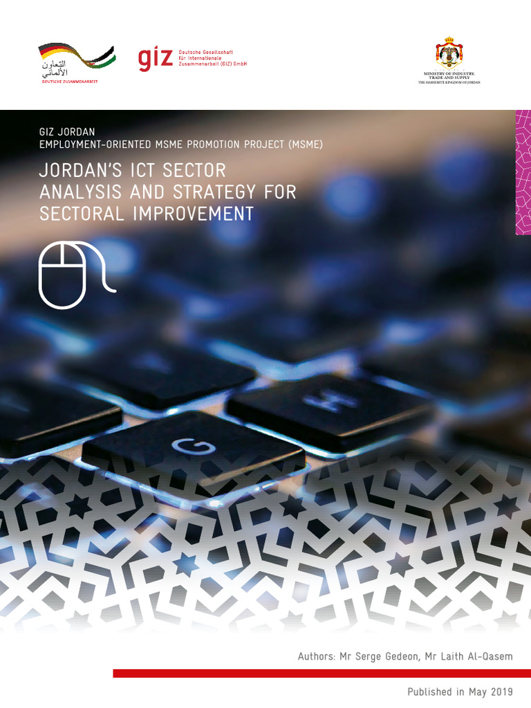 GIZ Jordan's ICT Sector Analysis and Strategy For Sectoral Improvement 2... | PDF | Small And ...