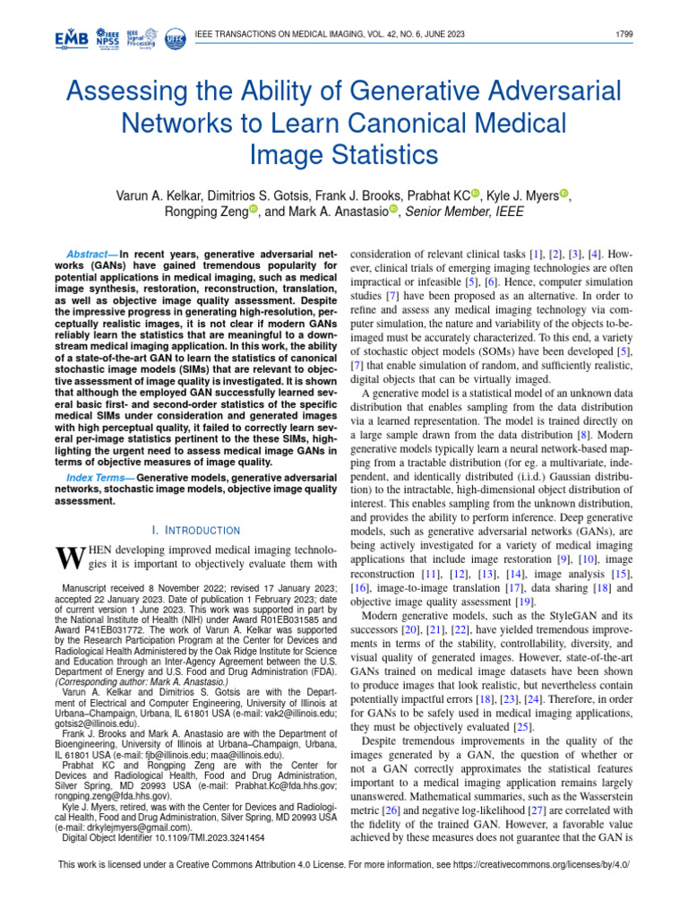Assessing The Ability Of Generative Adversarial Networks To Learn Canonical Medical Image