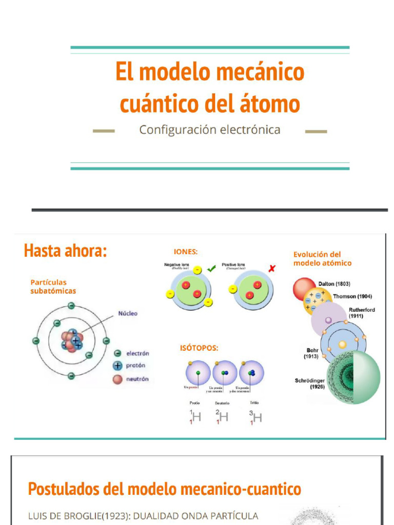 Modelo Mecanico Cuantico | PDF