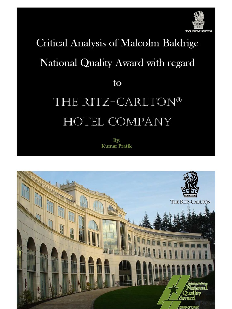 The Ritz-Carlton Hotel Company | PDF | Leadership | Strategic Management