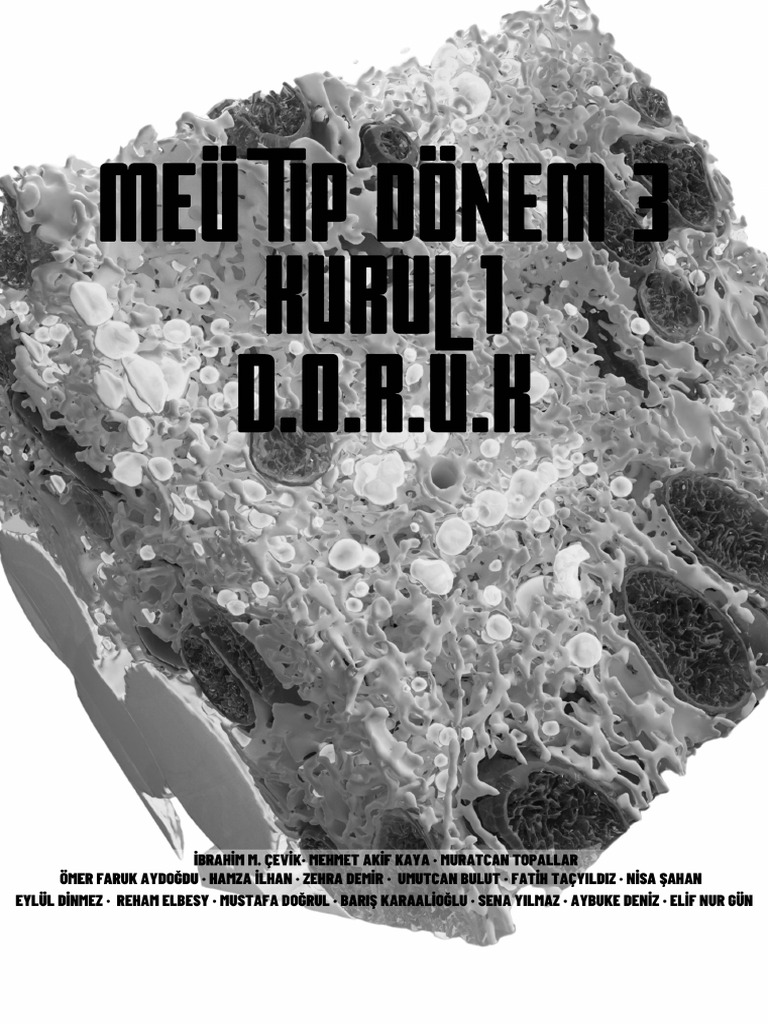 Dönem 3 Kurul 1 Doruk Notlari | PDF