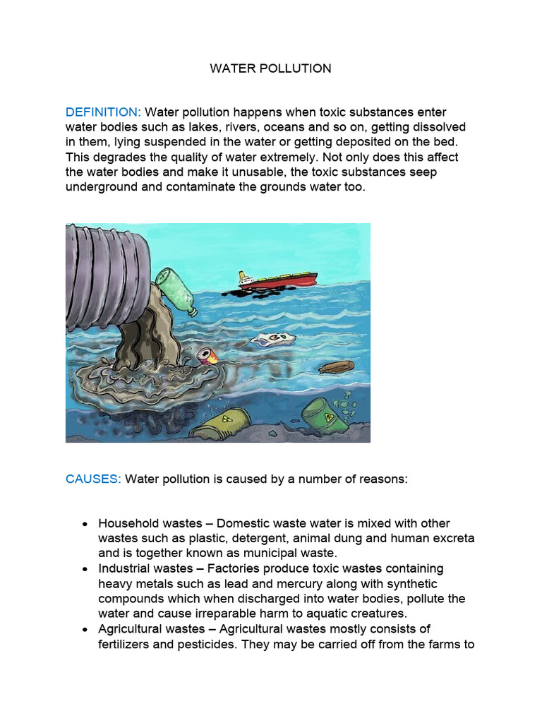 GE?GRAPHY - WATER POLLUTION | Download Free PDF | Water Pollution | Water