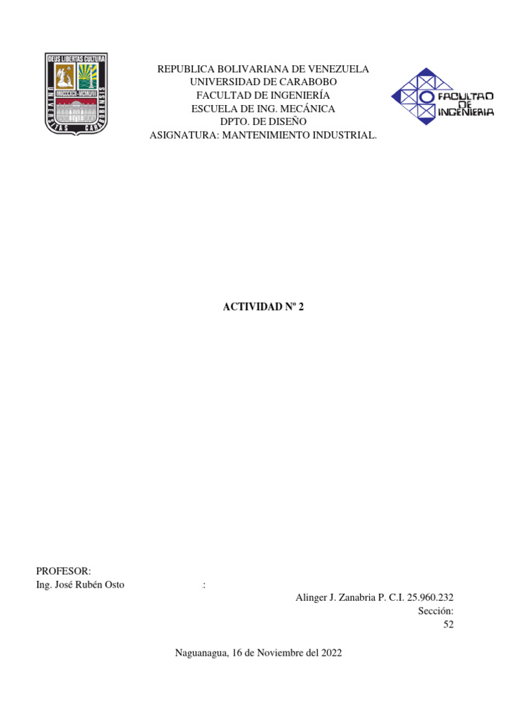 Actividad Nro2 Alinger Zanabria V. 25960232 | PDF | Ingeniería de ... Actividad Nro2 Alinger Zanabria V. 25960232 | PDF | Ingeniería de ...