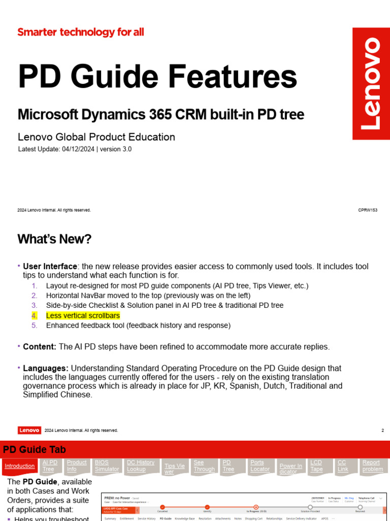 Lenovo PD Guide Features Overview | PDF | Icon (Computing ...