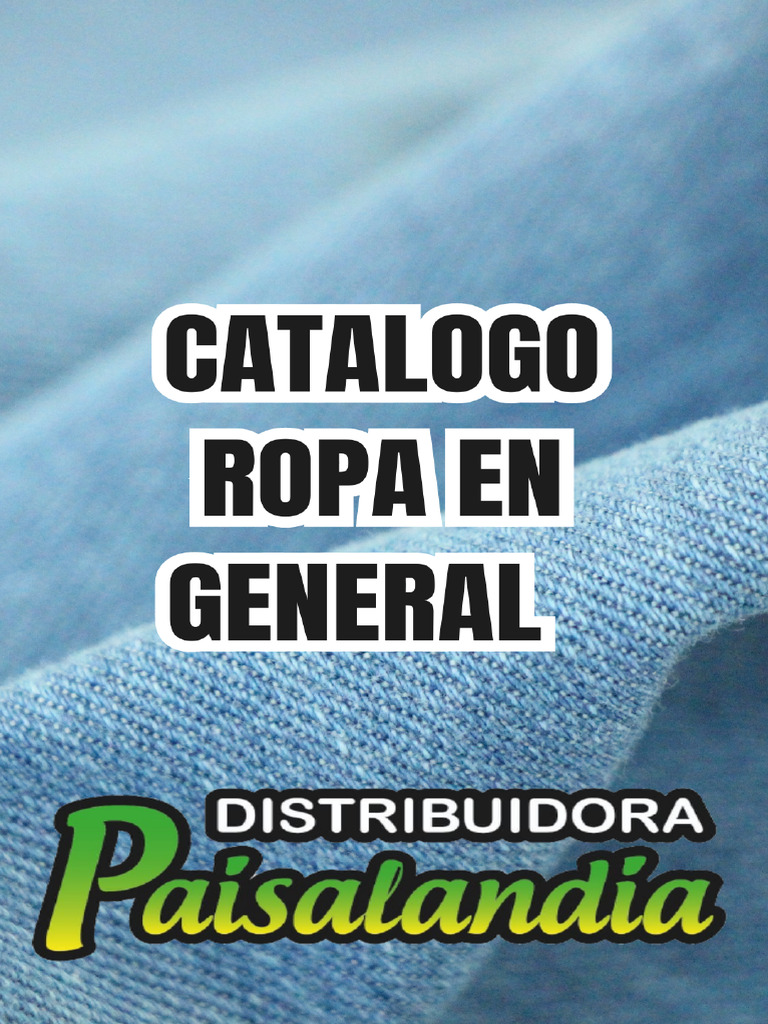 Catalogo Ropa Actualizado | PDF