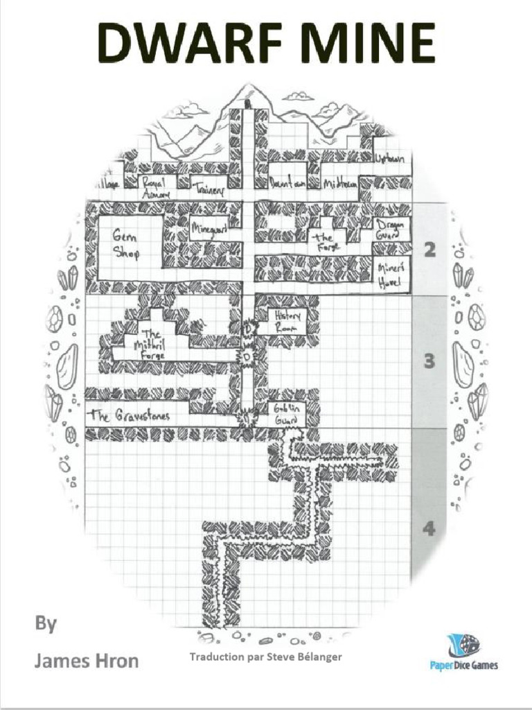 Guide du jeu Dwarf Mine | PDF | Dé | Exploitation minière