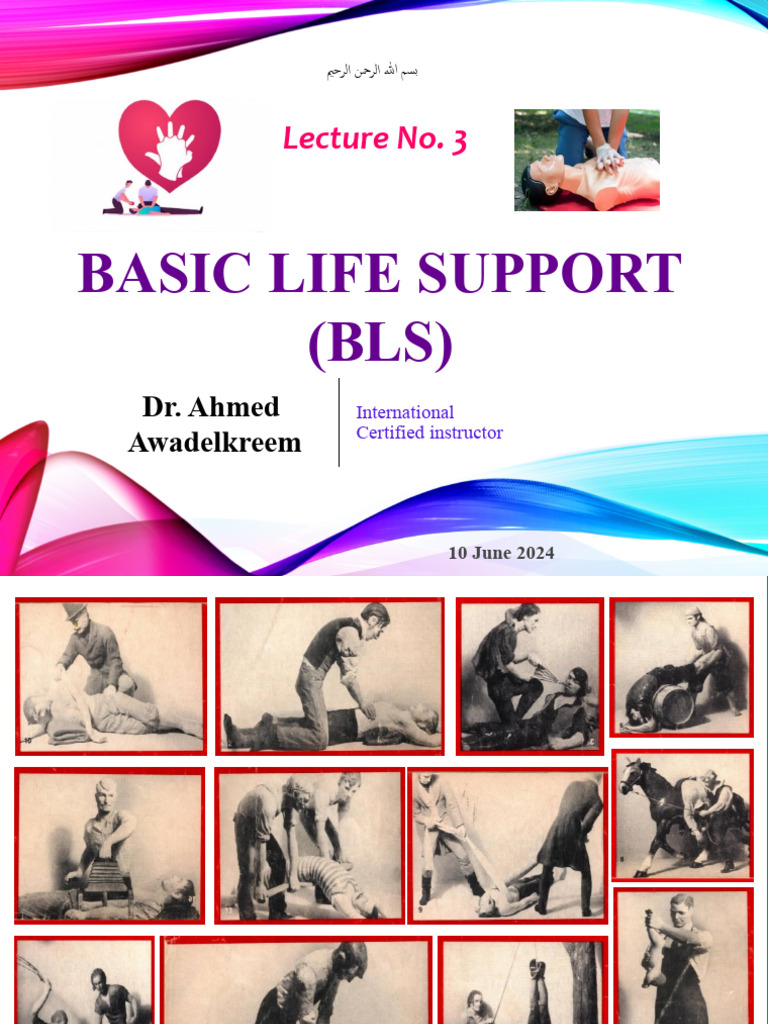 Lecture No.3.First Aid - BLS | PDF | Cardiopulmonary Resuscitation ...