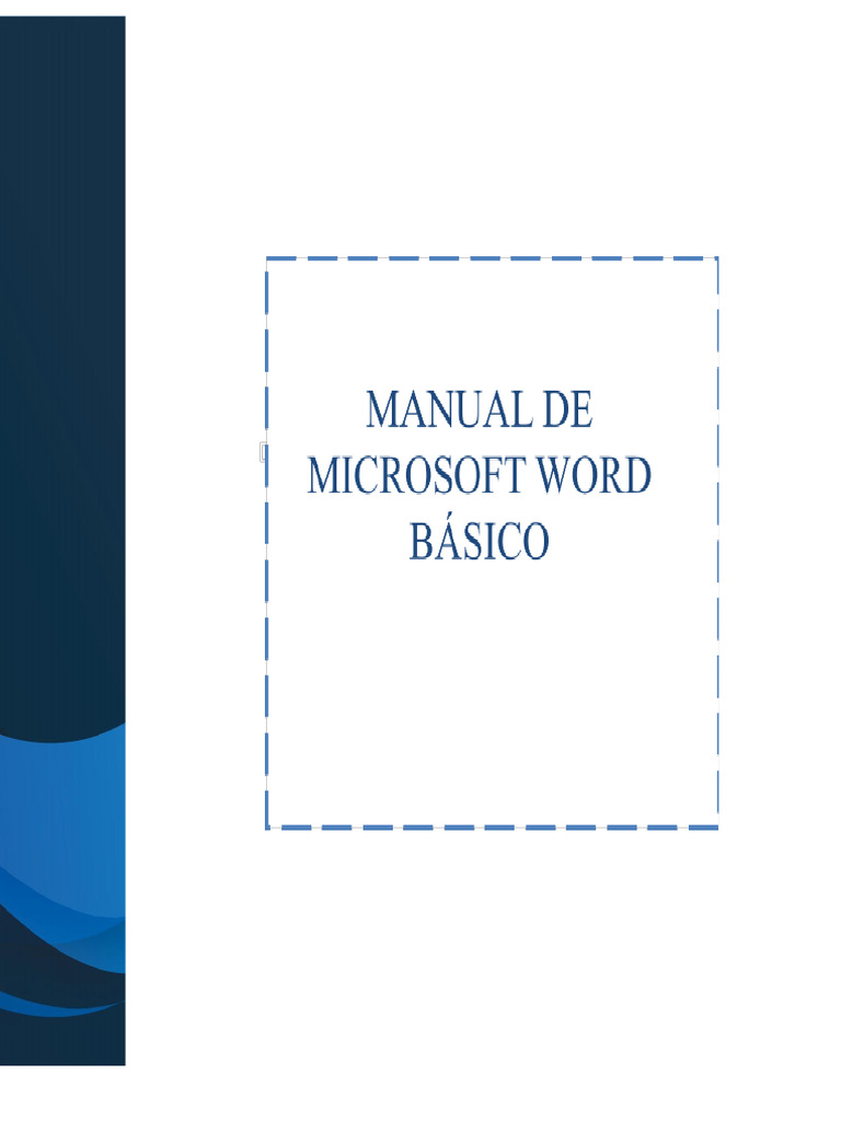Manual de Word | PDF | Ventana (informática) | Microsoft Word