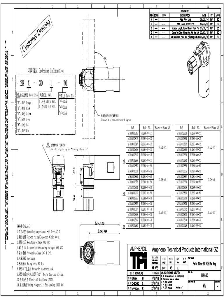 C Powerlok Right Angle Plugs 1 2 3 Way CDR | PDF