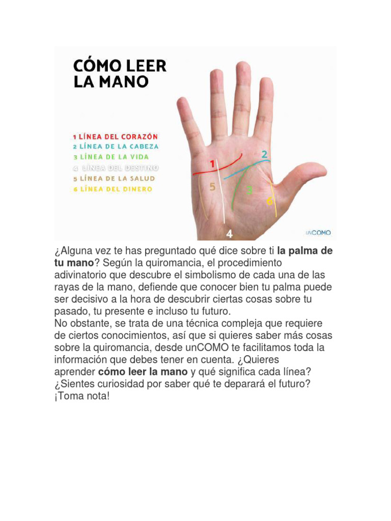 La Mano | PDF | Mano | Las emociones