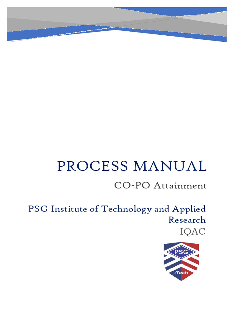 OBE - Process Manual - 07.10.23 | PDF | Engineering | Science