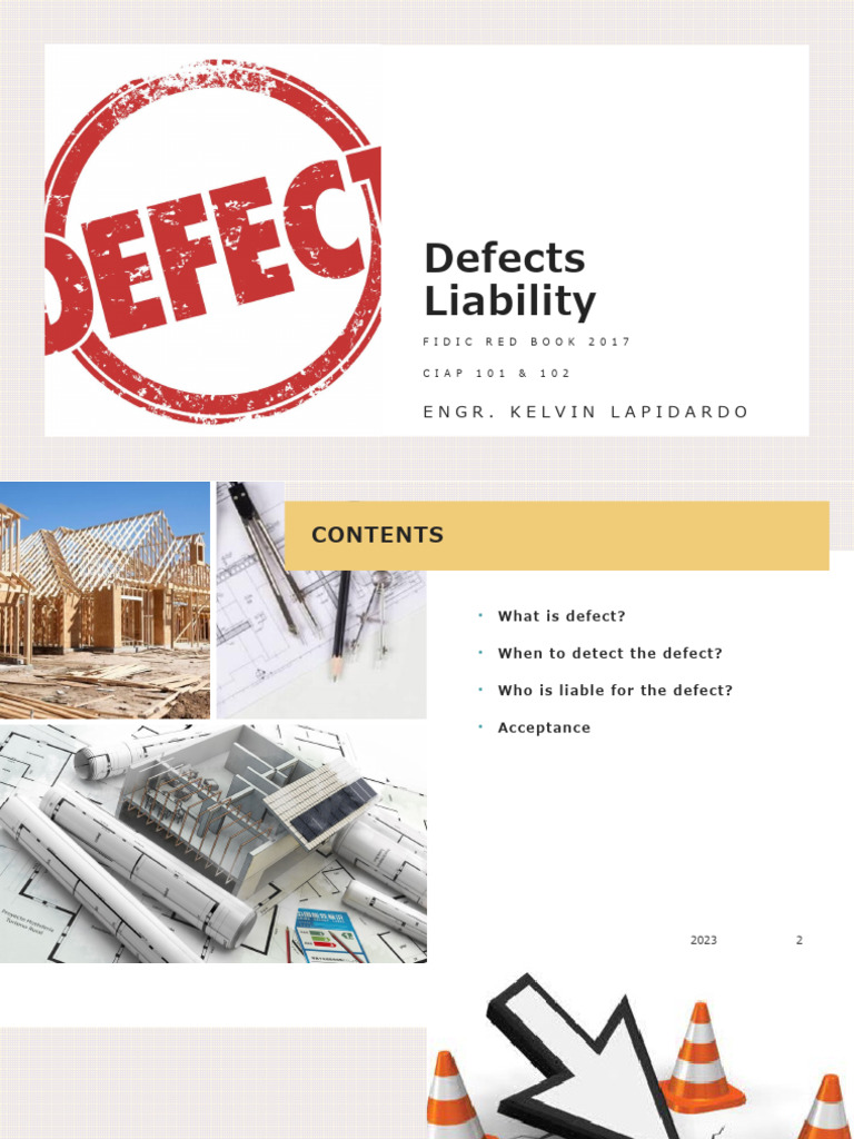 Module 4. Defects Liability & Measurement and Evaluation | PDF | Legal ...