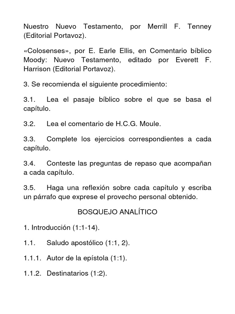 Colosenses - Evis L. Carballosa-4 | PDF | Cristo (título) | Concepciones de dios