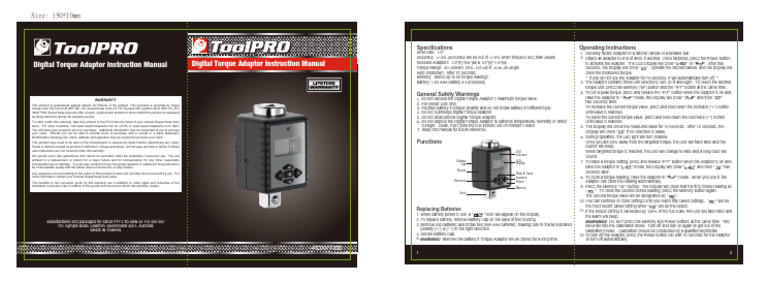 Adaptor Dinamometric Digital | PDF | Technology & Engineering