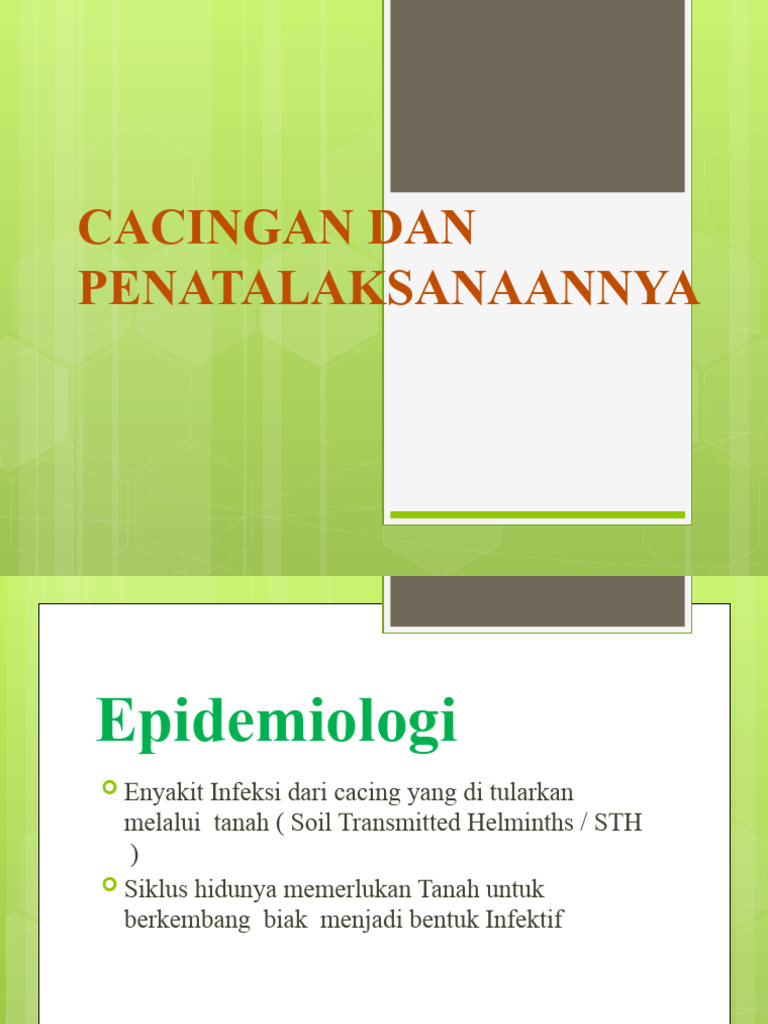 Kecacingan Dan Penatalaksanaannya | PDF