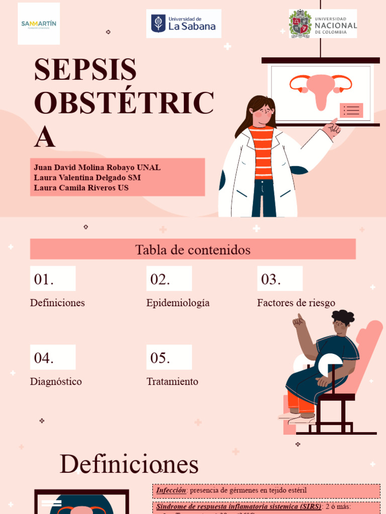 Sepsis en Obstetricia: Diagnóstico y Tratamiento | PDF | Septicemia ...