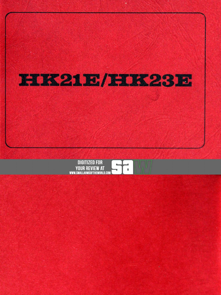 Heckler Kock HK 21 Manual | PDF