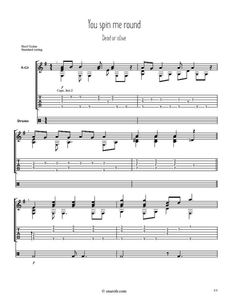 Dead or Alive - You Spin Me Round | PDF