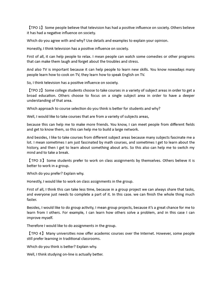 The Impact of Education and Media Choices | PDF | Educational ...