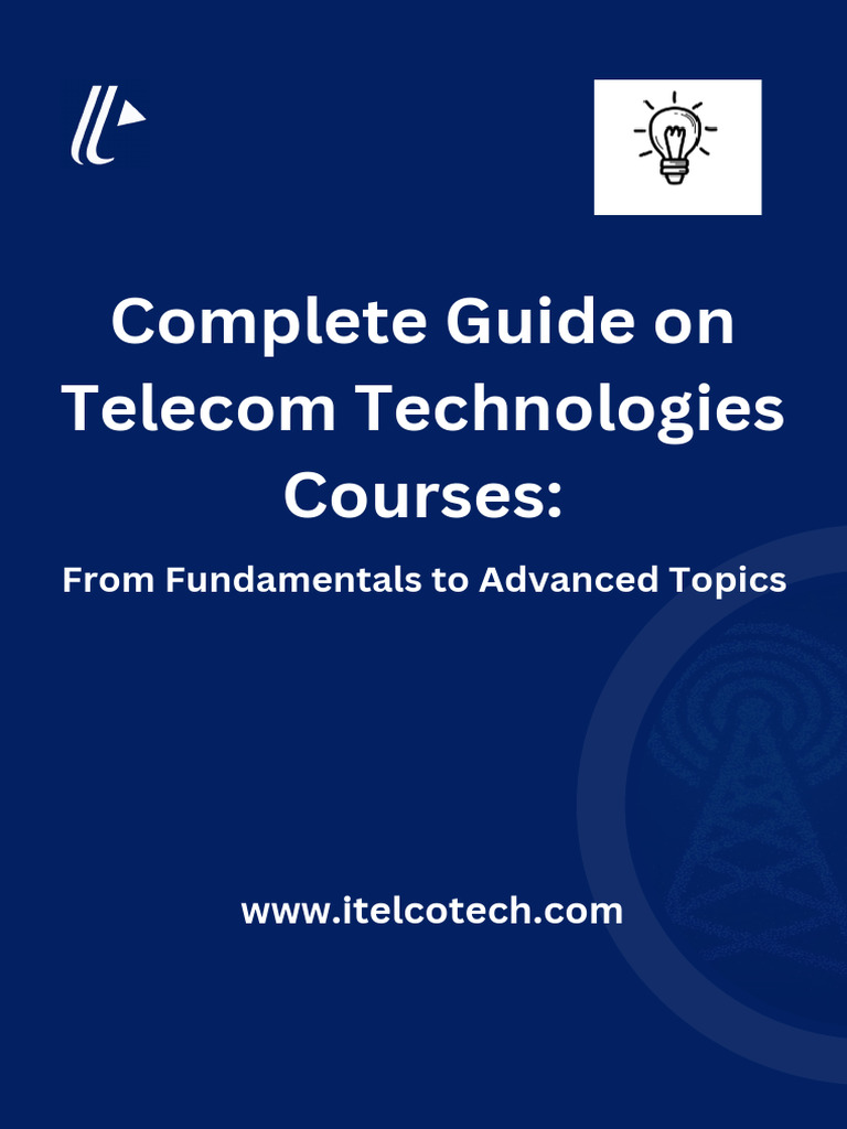 Telecom Courses | Download Free PDF | 4 G | Computer Network
