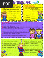 There Isnt There Arent Exercise Fill in The Blanks | PDF